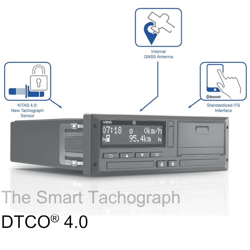 Continental VDO 24V DTCO 4.0 Digital DAF Tachograph - CAN 120 Ohm